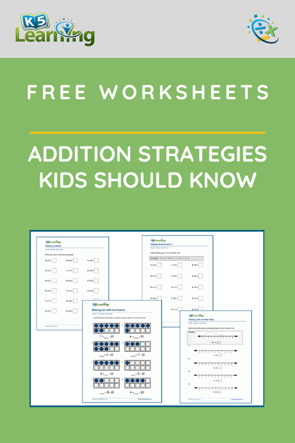 Addition Strategies Kids Should Know | K5 Learning