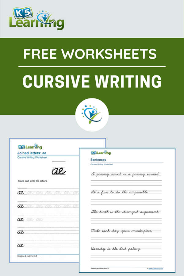 Free Cursive Alphabet Worksheets Printable K5 Learning Cursive Free Cursive Alphabet Worksheets Printable K5 Learning Cursive