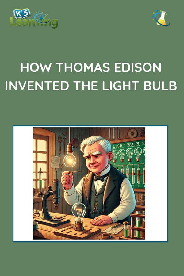 Thomas Edison Light Bulb Invention Ks2