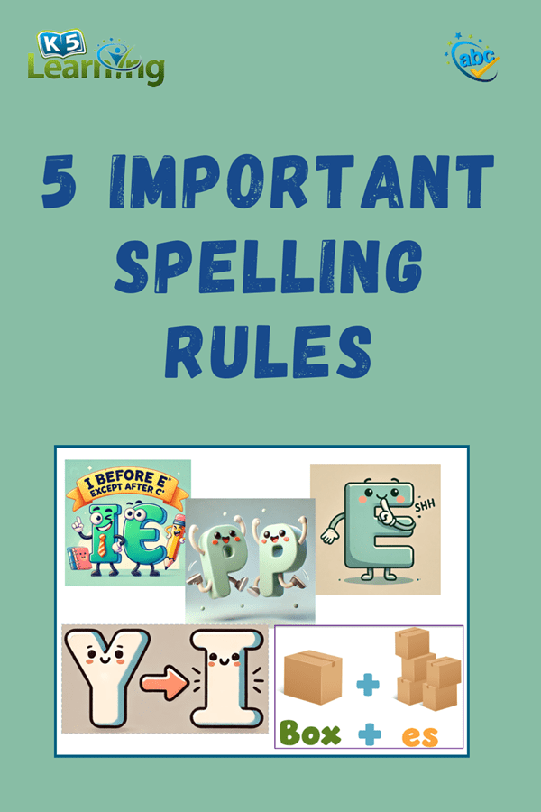Five Important Spelling Rules | K5 Learning