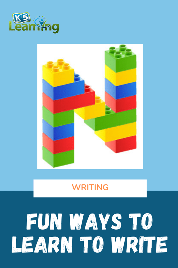 Fun Ways to Help your Kids Learn to Write | K5 Learning