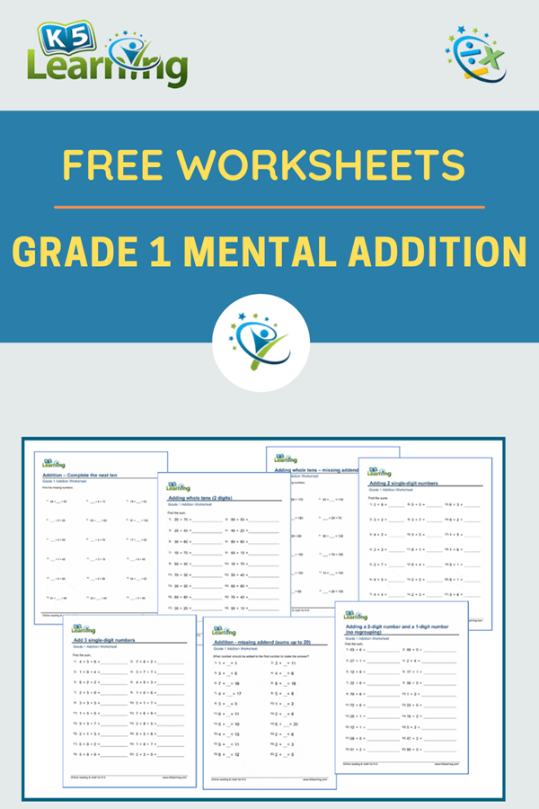 Grade 1 Mental Addition Practice | K5 Learning