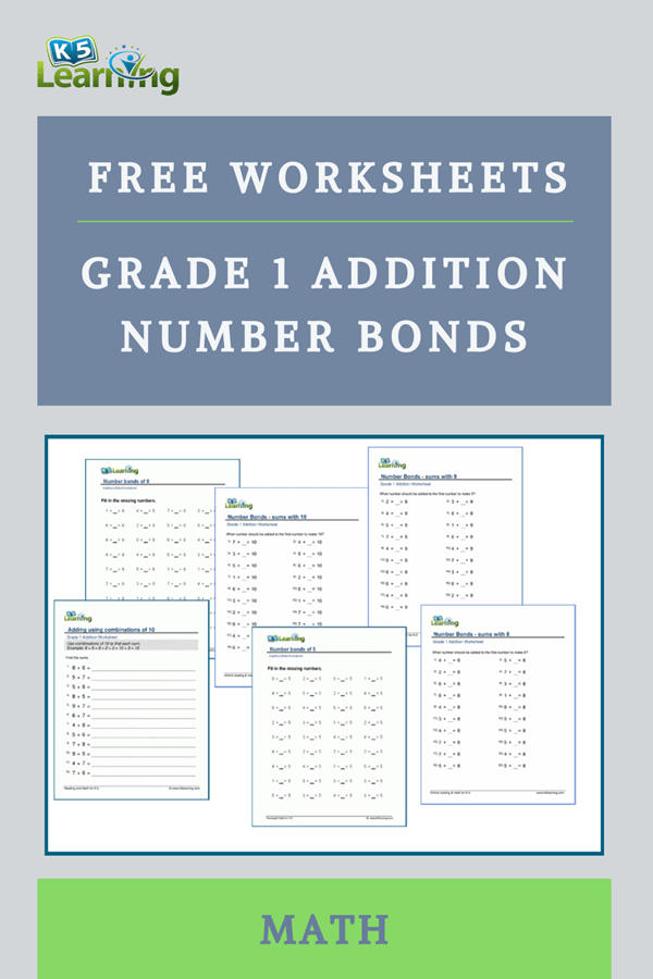Grade 1 Number Bonds Practice | K5 Learning