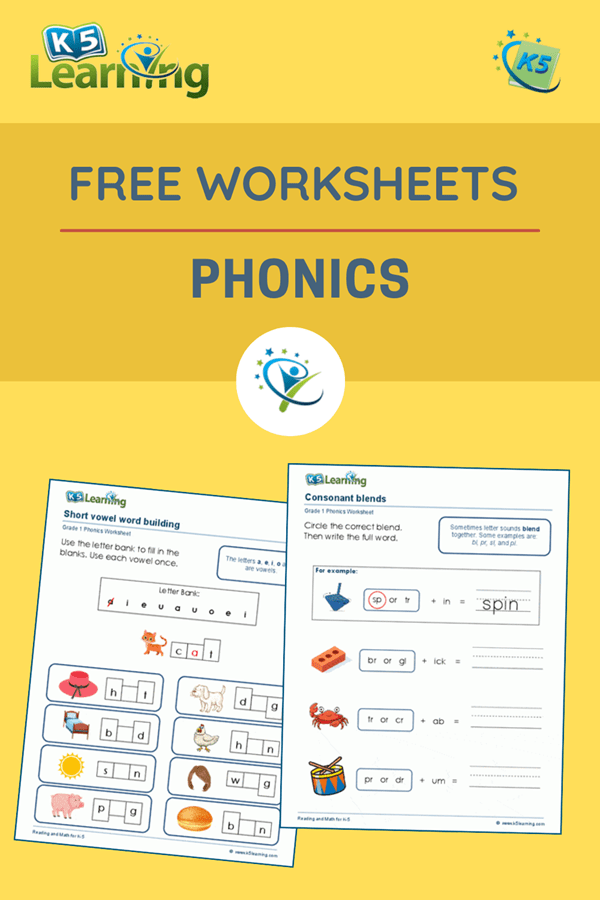 Grade 1 Phonics Practice | K5 Learning
