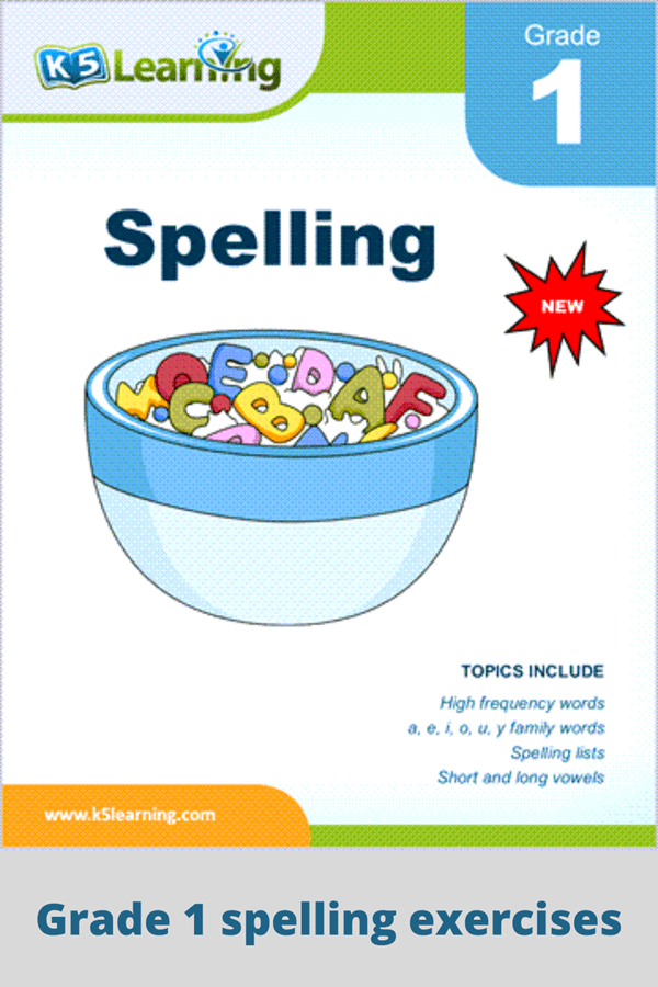 K5 Updates Grade 1 Spelling Workbook | K5 Learning