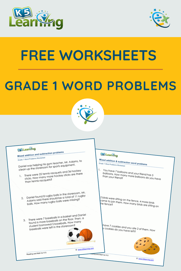 Breaking Down Word Problems: A Guide for First Graders | K5 Learning
