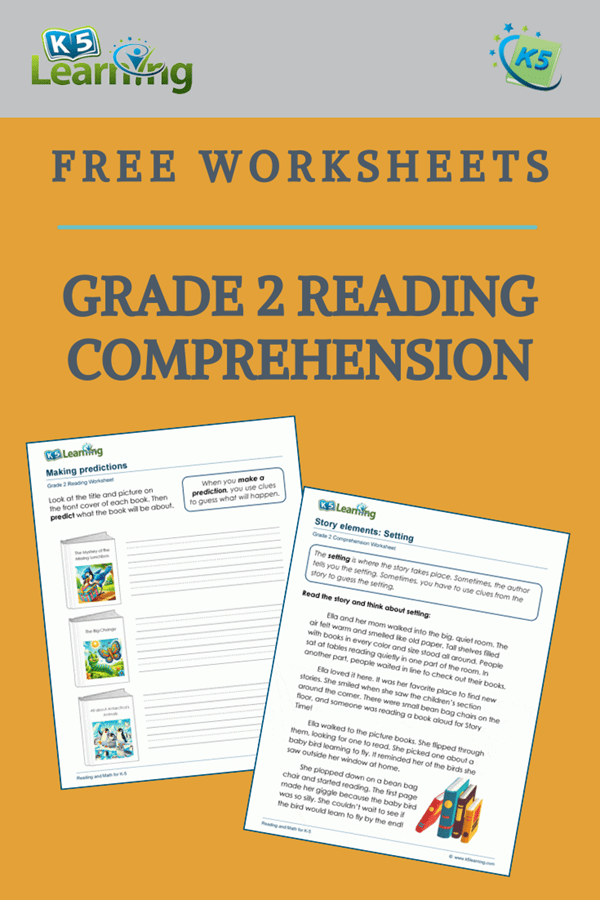 New and Improved Grade 2 Reading Comprehension Exercises | K5 Learning