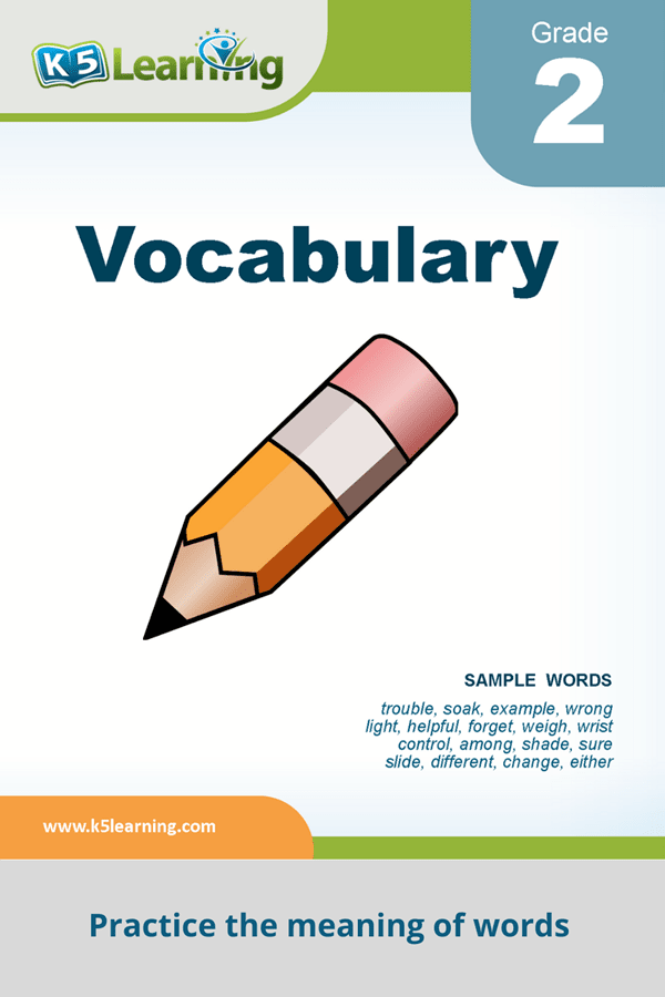 K5 Learning sells vocabulary workbooks for grades 2 and 5 | K5 Learning