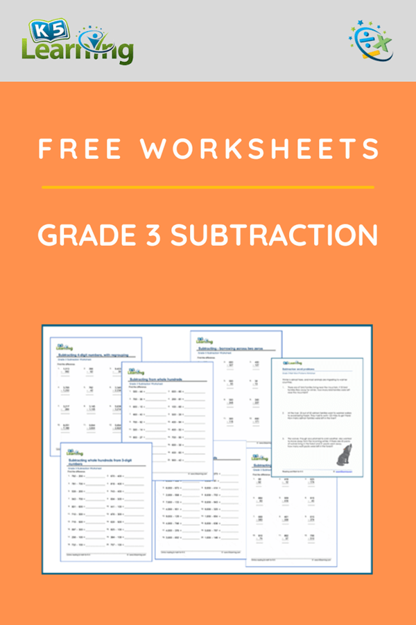 Free Subtraction With Regrouping Worksheets 3rd Grade Thekidsworksheet
