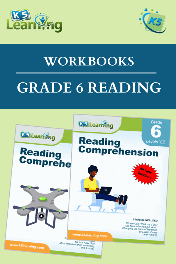 K5 Publishes 2 New Reading Comprehension Workbooks For Grade 6 Students 
