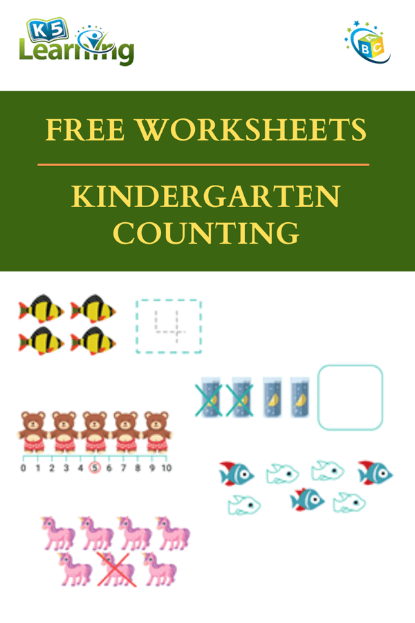 Counting Worksheets for kindergarten | K5 Learning