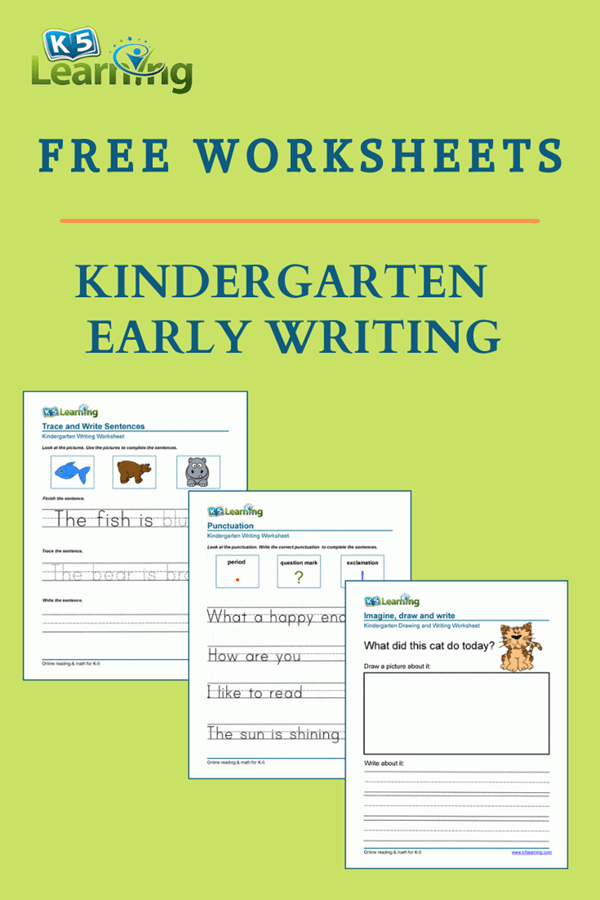 Early Writing Practice for Kindergarten Students | K5 Learning
