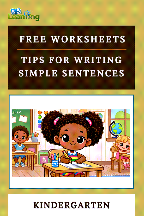 Tips for Helping Kindergarten Students Write Simple Sentences | K5 Learning