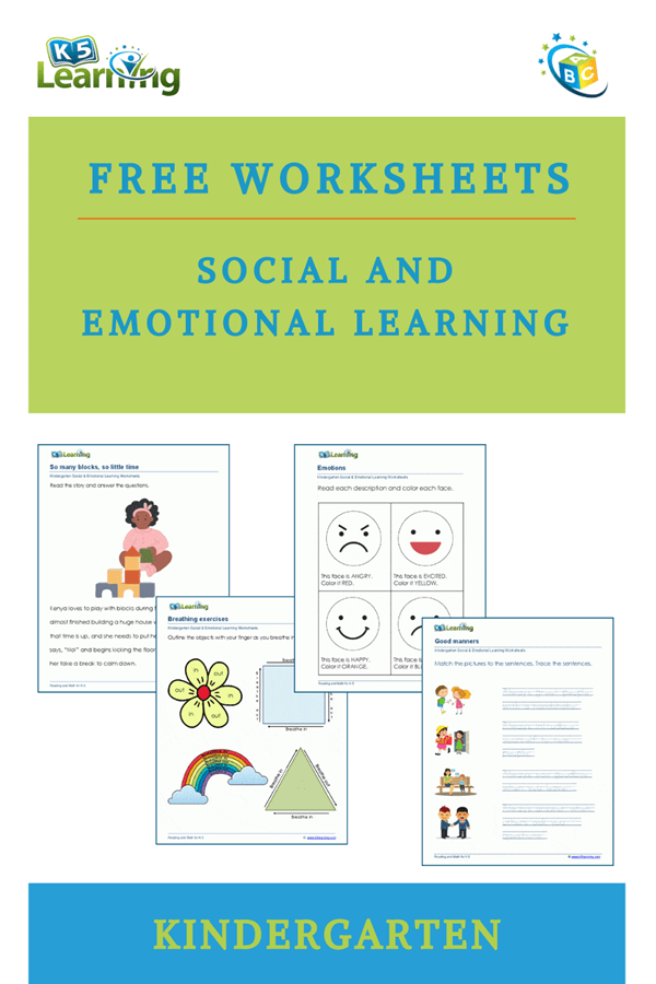 Social and Emotional Learning Worksheets | K5 Learning