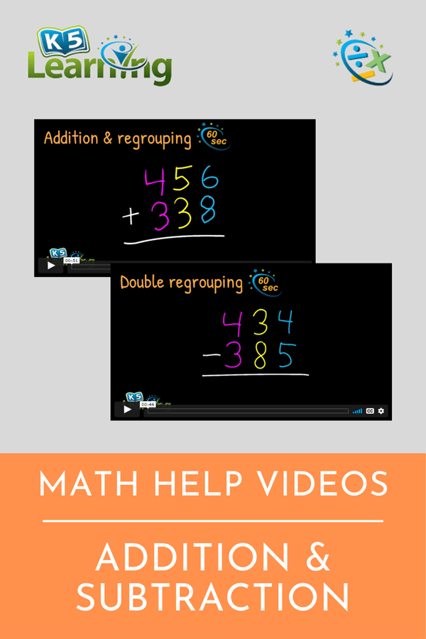 Videos Solve Math Problems in Less Than One Minute | K5 Learning