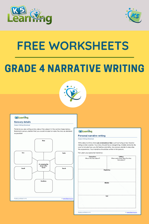 Narrative Writing Worksheets for Grade 4 Students | K5 Learning