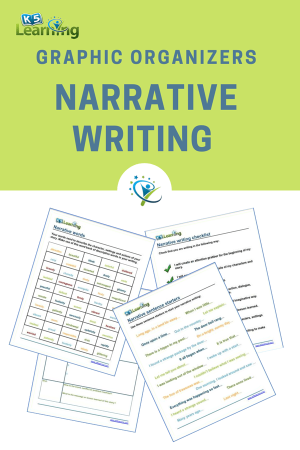 Tools For Narrative Writing Practice K5 Learning
