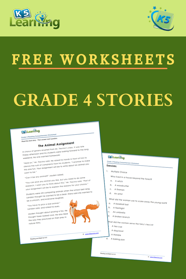 New Short Stories for Grade 4 Students | K5 Learning