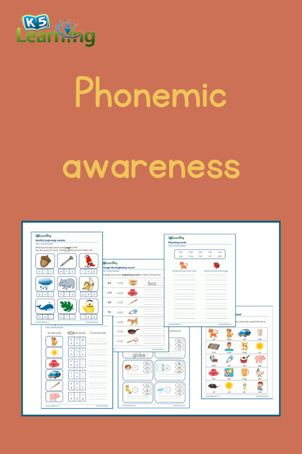 1st Grade Phonemic Awareness Worksheets First Grade School Box: