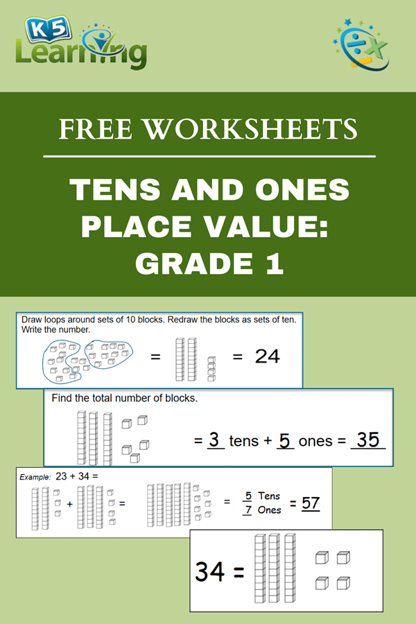Learning about tens and ones using base ten blocks | K5 Learning