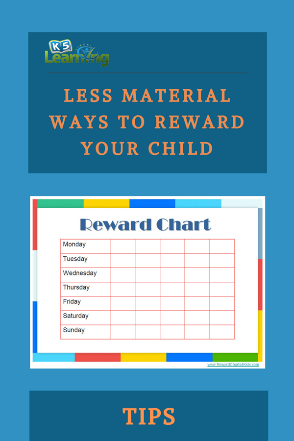 Looking for less material ways to reward your child? | K5 Learning