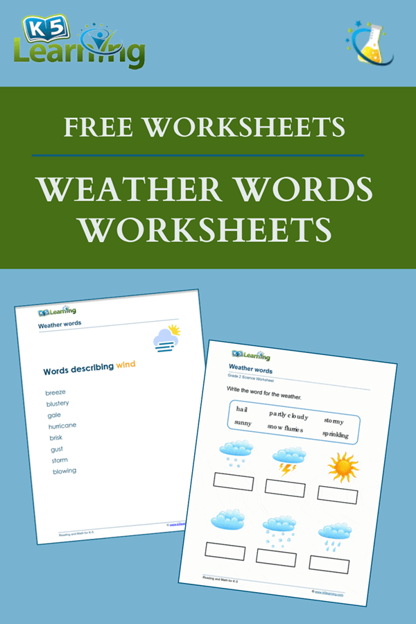 Weather Words Practice | K5 Learning