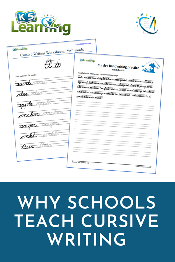 Why Do Schools Still Teach Cursive Writing K5 Learning