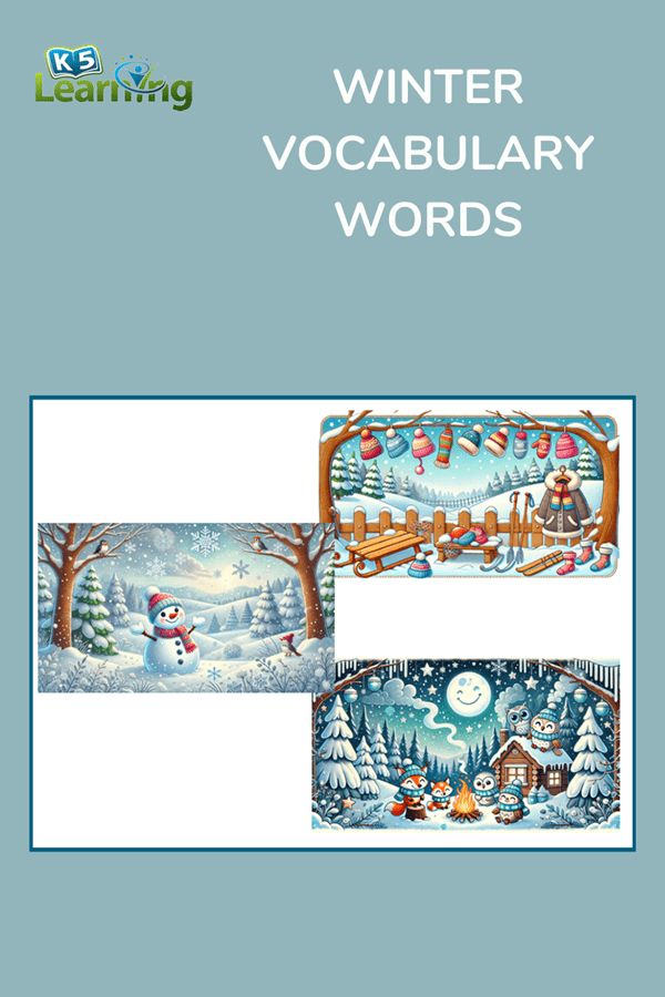 Winter Spelling Words for Elementary Students | K5 Learning
