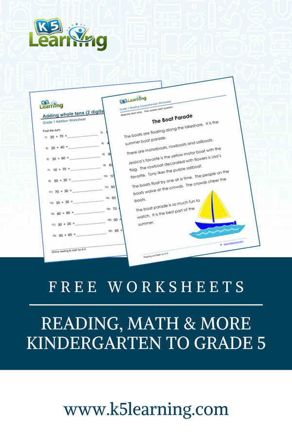 Reading Comprehension K5 Learning