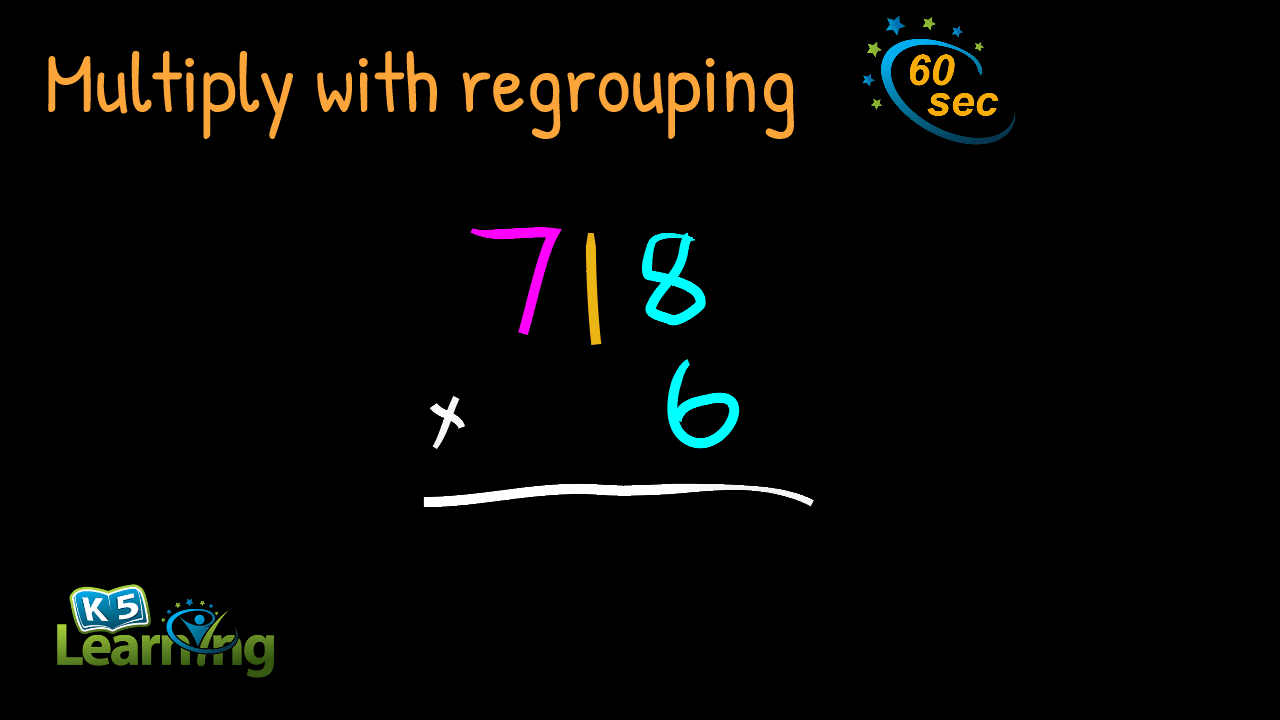 Multiply With Regrouping Sample Problem | K5 Learning