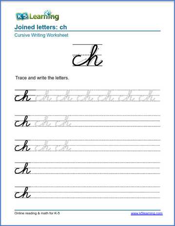 K5 Learning Cursive Writing Worksheets Alphabet Free Printable Cursive Handwriting Worksheets ...